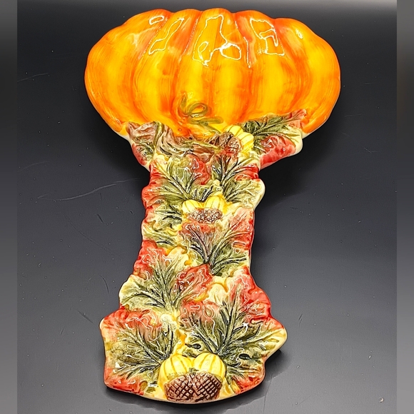 Harvest | Kitchen | Vintage Harvest Pumpkin Spoon Rest | Poshmark